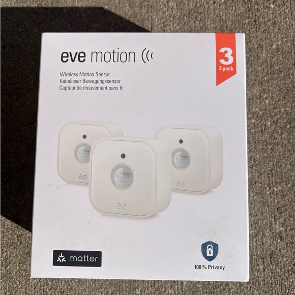Eve | Other | Eve Wireless Motion Sensor 3 Pack Smart Motion And Light ...